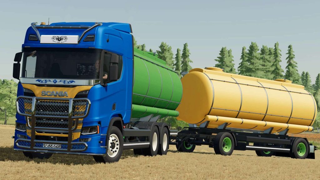Scania R Liquid Transport Truck & Trailer v1.0 FS22 Mod | Farming ...