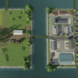 Square Islands v1.0 FS22 Mod | Farming Simulator 22 Mod