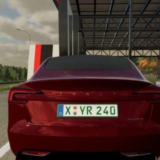 Tesla Model 3 2024 Long Range v1.0.2 FS22 Mod | Farming Simulator 22 Mod