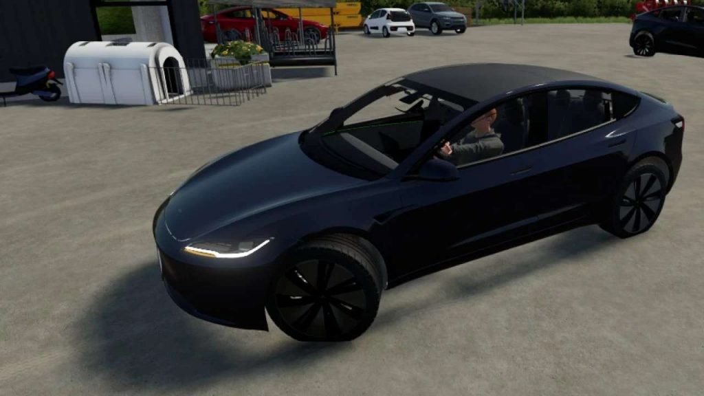 Tesla Model 3 2024 Long Range v1.0.3 FS22 Mod | Farming Simulator 22 Mod