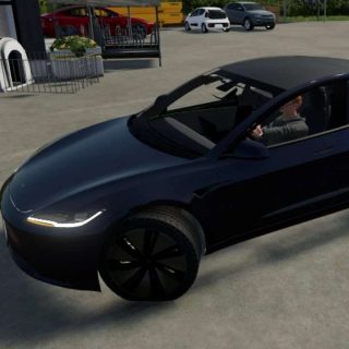 Tesla Model 3 2024 Long Range v1.0.3 FS22 Mod | Farming Simulator 22 Mod