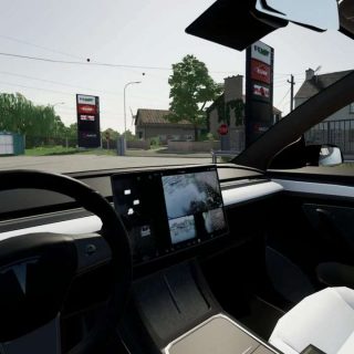 Tesla Model Y Performace 2024 v1.0 FS22 Mod | Farming Simulator 22 Mod