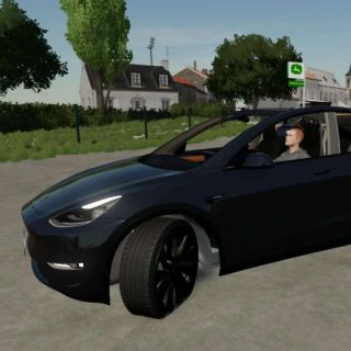 Tesla Model Y Performace 2024 v1.0.2 FS22 Mod | Farming Simulator 22 Mod