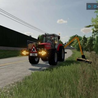Three point Hedge/Grass warning sign v1.0 FS22 Mod | Farming Simulator ...