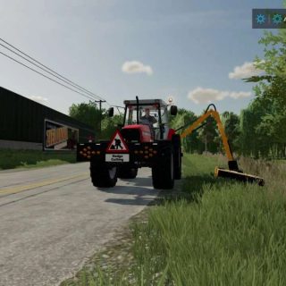 Three point Hedge/Grass warning sign v1.0 FS22 Mod | Farming Simulator ...