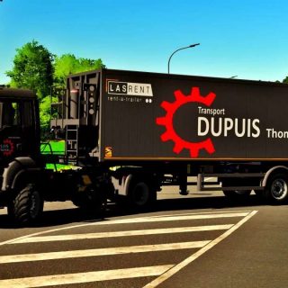Truck + Dumpster Transport DUPUIS Thomas IRL v1.0 FS22 Mod | Farming ...
