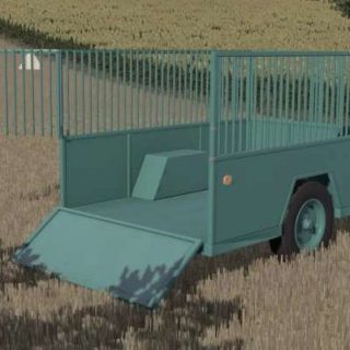 2 wheel Trailer v1.0 FS22 Mod | Farming Simulator 22 Mod