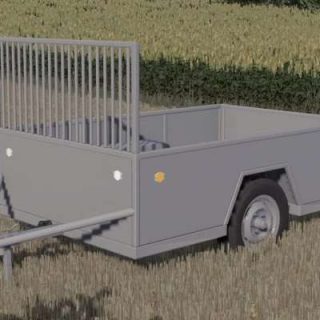 2 wheel Trailer v1.0 FS22 Mod | Farming Simulator 22 Mod
