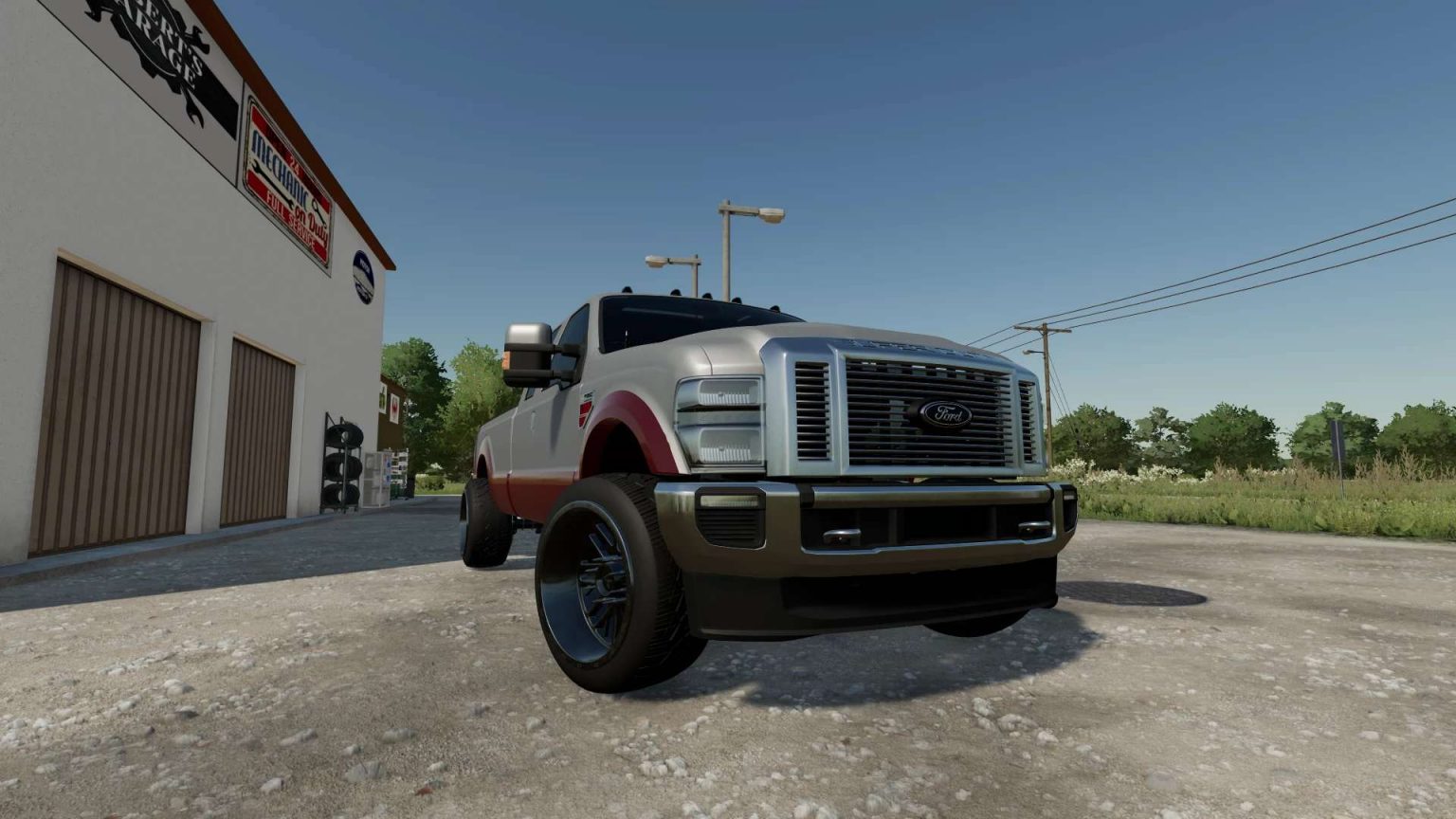 2008 Ford F250 PowerStroke v1.0 FS22 Mod | Farming Simulator 22 Mod