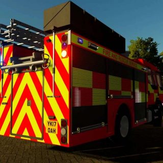 2017 Volvo FL UK Fire Service v1.0 FS22 Mod | Farming Simulator 22 Mod