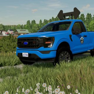 2021 Ford F150 Single Cab v1.0 FS22 Mod | Farming Simulator 22 Mod