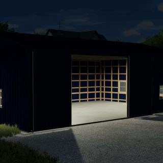 40x60 Shed with Porch v1.0 FS22 Mod | Farming Simulator 22 Mod