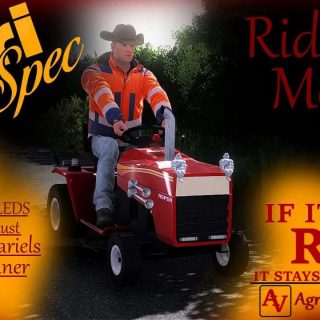 Agri Spec Ride On Mower Edit v1.0 FS22 Mod | Farming Simulator 22 Mod