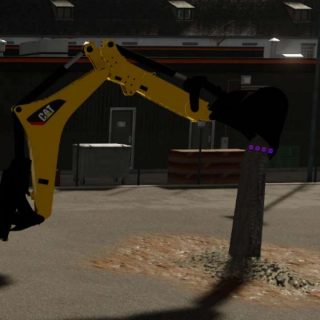 Backhoe for tractor 3-point hitch BETA v1.0 FS22 Mod | Farming ...