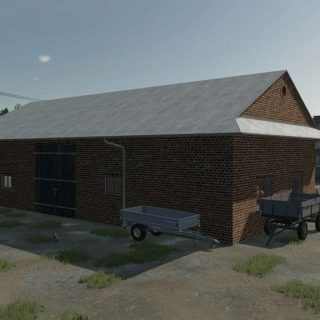 Barn With Garage And Chicken Coop v1.0 FS22 Mod | Farming Simulator 22 Mod
