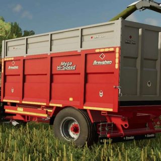 Broughan 1 Axle Grain / Silage Trailer v1.0 FS22 Mod | Farming ...