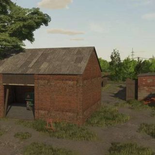 Building With House v1.0 FS22 Mod | Farming Simulator 22 Mod