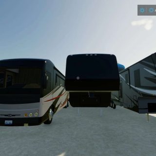 Campers Package v1.0 FS22 Mod | Farming Simulator 22 Mod