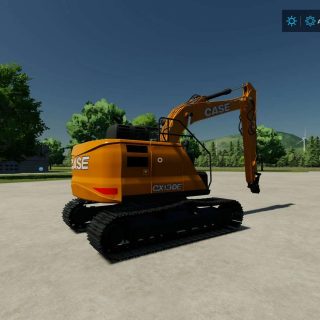 CASE CX130E v1.0.0.1 FS22 Mod | Farming Simulator 22 Mod