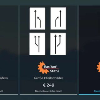 Construction site signs pack 2 v2.0.0.1 FS22 Mod | Farming Simulator 22 Mod