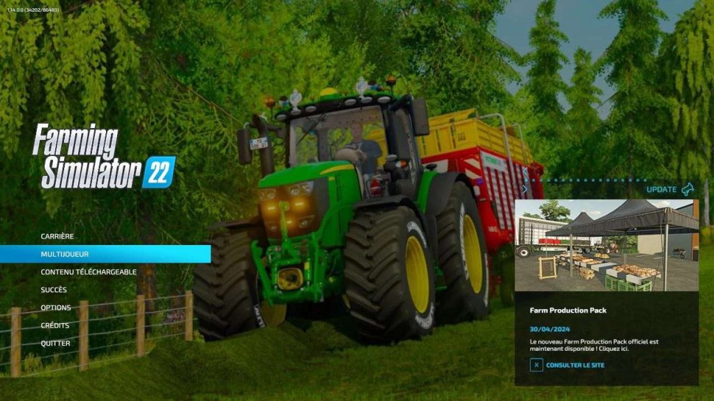 Custom game background (John Deere) v1.0 FS22 Mod | Farming Simulator ...