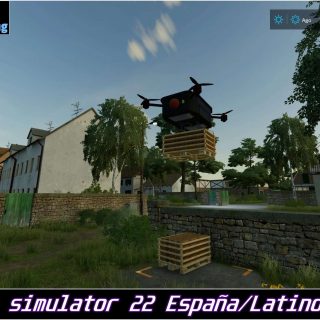Drone Delivery ESPANOL V1.0.0.2 FS22 Mod | Farming Simulator 22 Mod