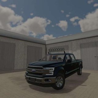 Ford F150 2019 Crew Cab v1.1 FS22 Mod | Farming Simulator 22 Mod