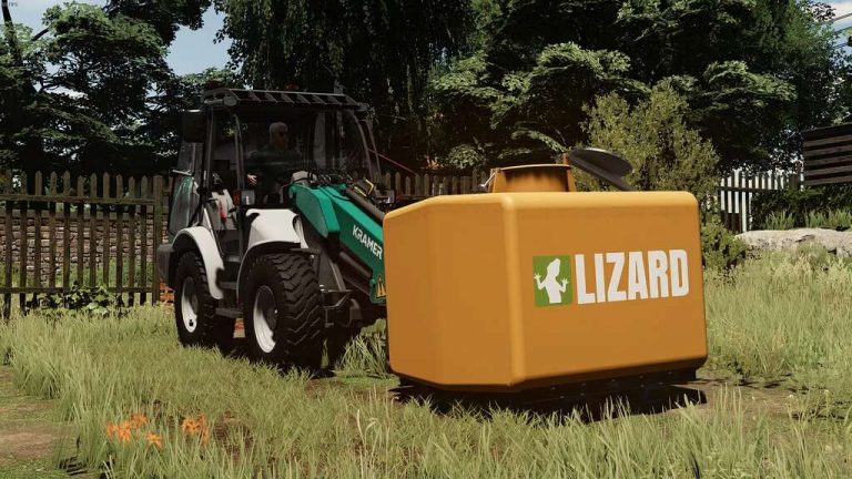 Frontloader Lizard Barrel v1.0 FS22 Mod | Farming Simulator 22 Mod