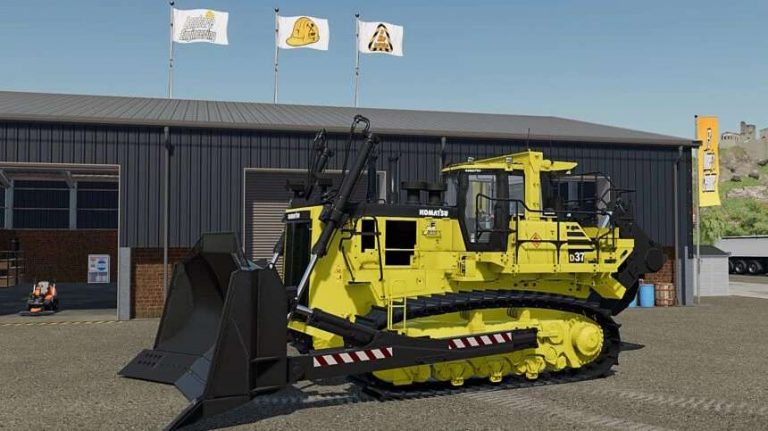 FS Miners Komatsu D375 for Console v1.0 FS22 Mod | Farming Simulator 22 Mod
