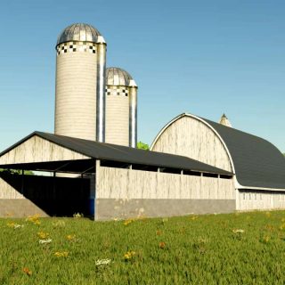 Elmcreek Barn Pack v1.0 FS22 Mod | Farming Simulator 22 Mod
