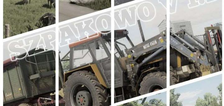 Savegame SZPAKOWO v1.0 FS22 Mod | Farming Simulator 22 Mod