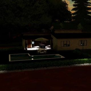 House With Pool v1.0 FS22 Mod | Farming Simulator 22 Mod