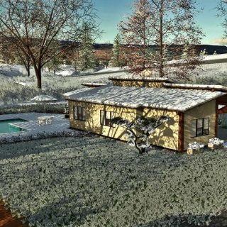 House With Pool v1.0 FS22 Mod | Farming Simulator 22 Mod