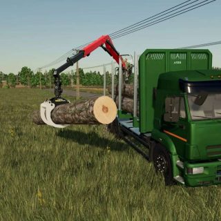 KAMAZ 6520 wood Truck v1.0 FS22 Mod | Farming Simulator 22 Mod