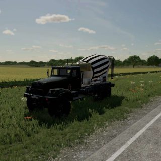 KRAZ 255B CONCRETE MIXER v2.0 FS22 Mod | Farming Simulator 22 Mod