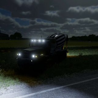 KRAZ 255B CONCRETE MIXER v2.0 FS22 Mod | Farming Simulator 22 Mod