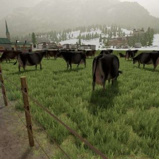 Large Cow Capacity Pen v1.5 FS22 Mod | Farming Simulator 22 Mod