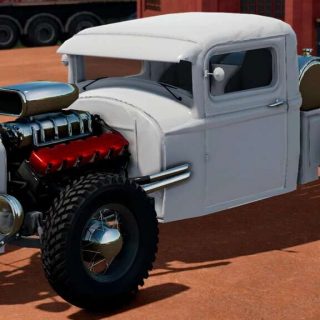Lizard HotRod V8 Blower v1.1 FS22 Mod | Farming Simulator 22 Mod