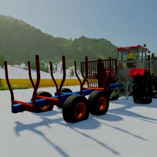 Log Bunk Rust Edition v1.0 FS22 Mod | Farming Simulator 22 Mod