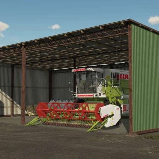 Machinery Shed v1.0 FS22 Mod | Farming Simulator 22 Mod