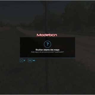 Map Objects Hider ESPANOL V1.0.2 FS22 Mod | Farming Simulator 22 Mod