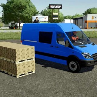 MB Sprinter 3x AL v1.4 FS22 Mod | Farming Simulator 22 Mod