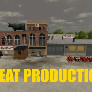 MEAT PRODUCTION V1.0.0.2 FS22 Mod | Farming Simulator 22 Mod