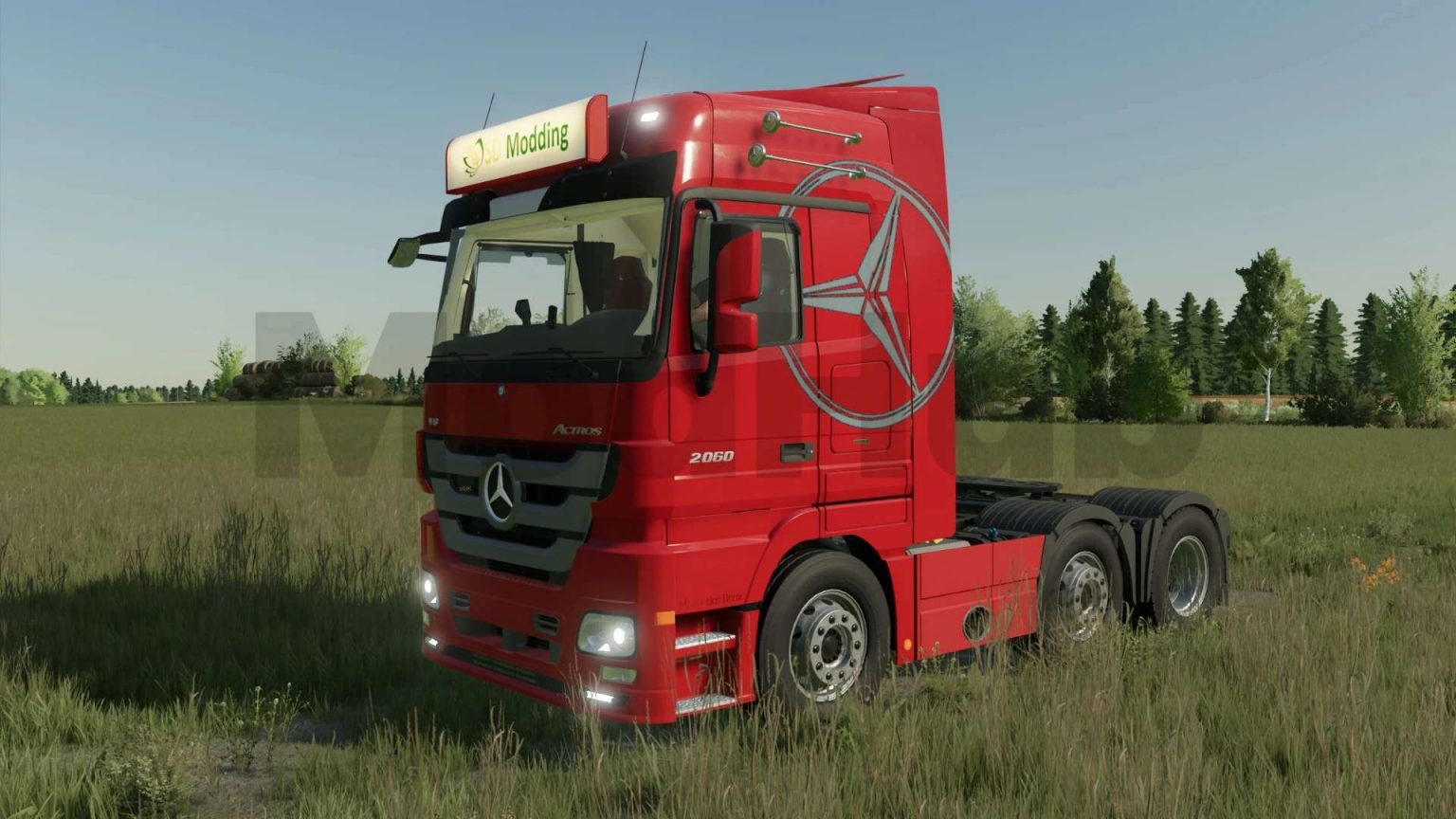 Mercedes-Benz Actros MP3 v1.3 FS22 Mod | Farming Simulator 22 Mod