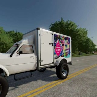 Mercedes Fairground Utility v1.0 FS22 Mod | Farming Simulator 22 Mod