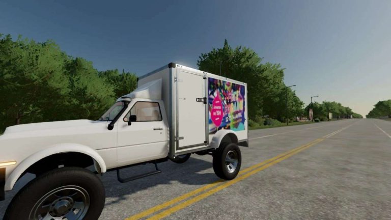 Mercedes Fairground Utility v1.0 FS22 Mod | Farming Simulator 22 Mod