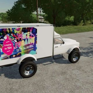 Mercedes Fairground Utility v1.0 FS22 Mod | Farming Simulator 22 Mod