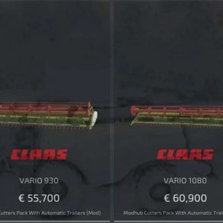 Modhub Cutters Pack With Automatic Trailers v1.0 FS22 Mod | Farming ...