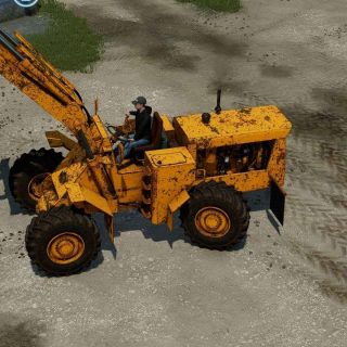 Muller Vintage Wheel Loader v1.0 FS22 Mod | Farming Simulator 22 Mod