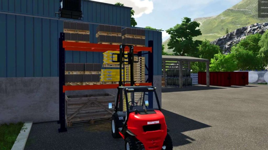 Pallet rack v1.0 FS22 Mod | Farming Simulator 22 Mod